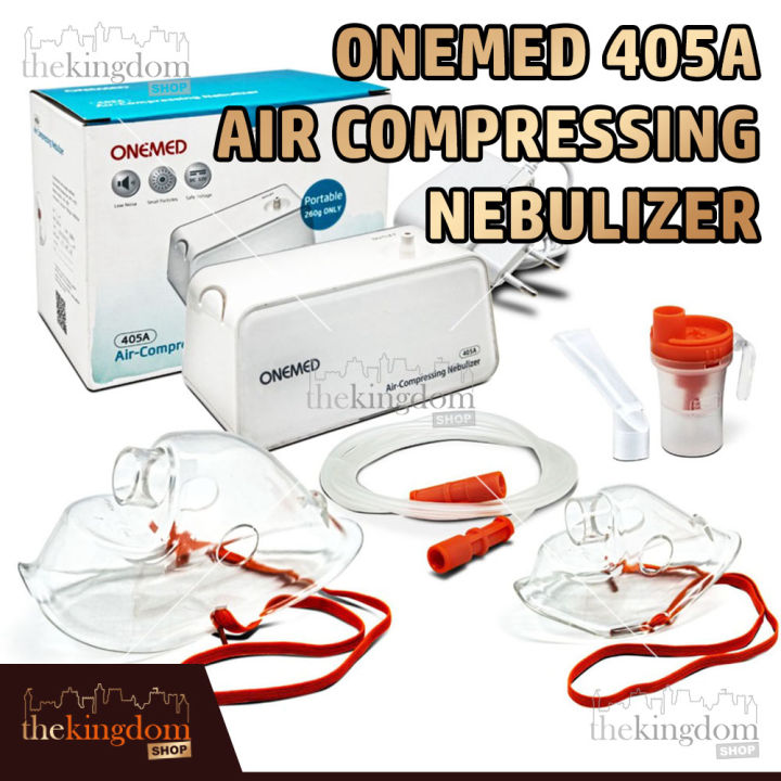 Onemed 405A Air Compressing Nebulizer Mesin Uap Asma Inhaler Nebu ...