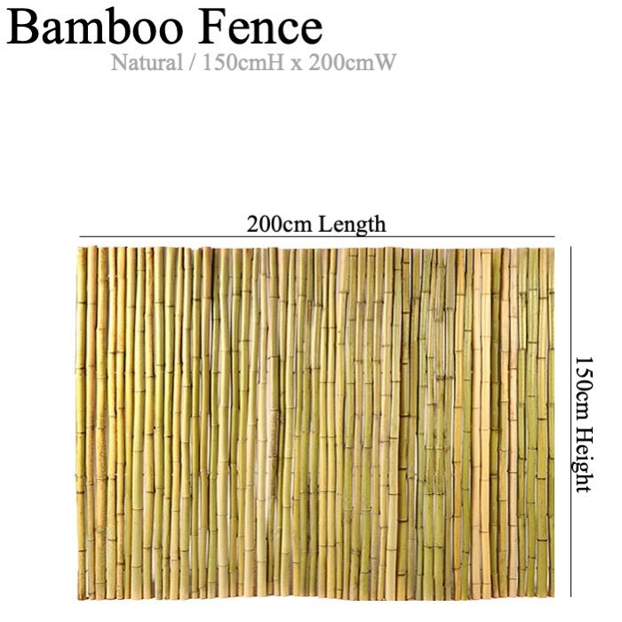 Natural Bamboo Fence Bamboo Partition Bamboo Divider Garden Divider ...