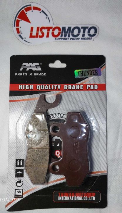 thunder125 xtz125 front brake pad PAG Msm Bendix Ksk guaranteed heavy ...