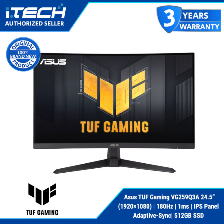 Asus TUF Gaming VG259Q3A 24.5" 180Hz | IPS | 1ms | Fast IPS | Extreme ...