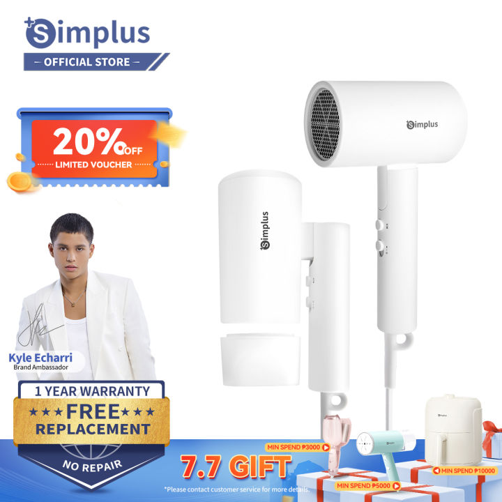 Simplus Blower Hair Dryer Hair Blower Foldable Portable Quick Drying 2 ...
