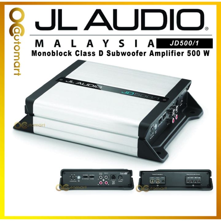 JL Audio Class D MonoBlock Amplifier JD Series JD-500/1 Mono block ...