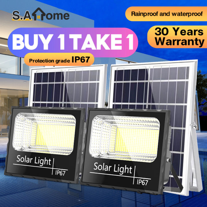 S.A Solar Light Outdoor Waterproof Solar Lights 9500 Lumens 1500W/1000W ...