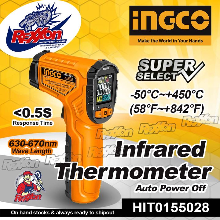 INGCO Infrared Thermometer Thermal Scanner HIT0155028 Rexxon Power ...
