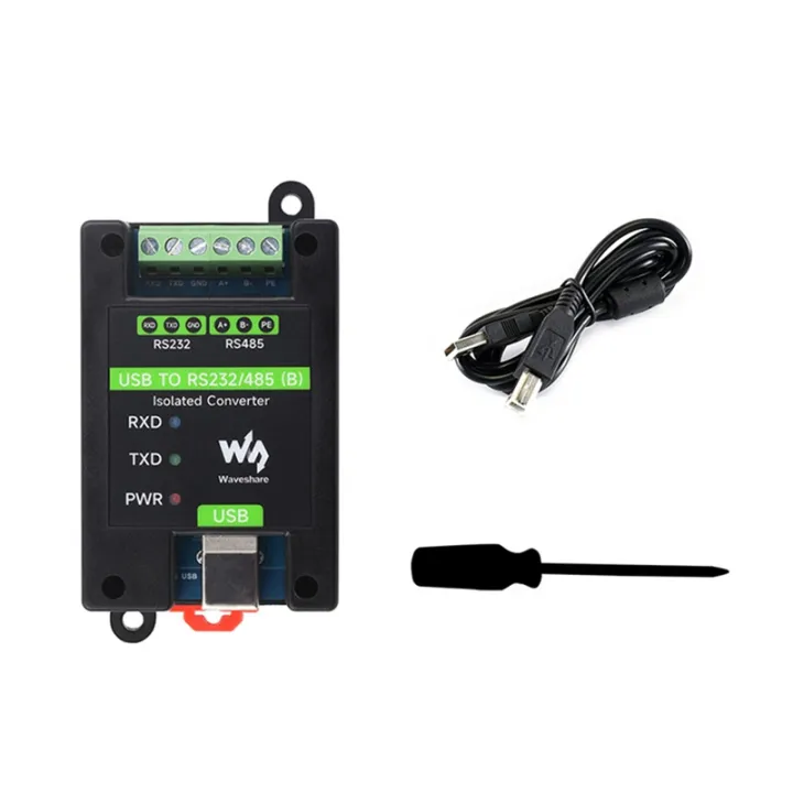 Din Rail USB to RS232/485 Industrial Grade Isolated Converter FT232RNL ...