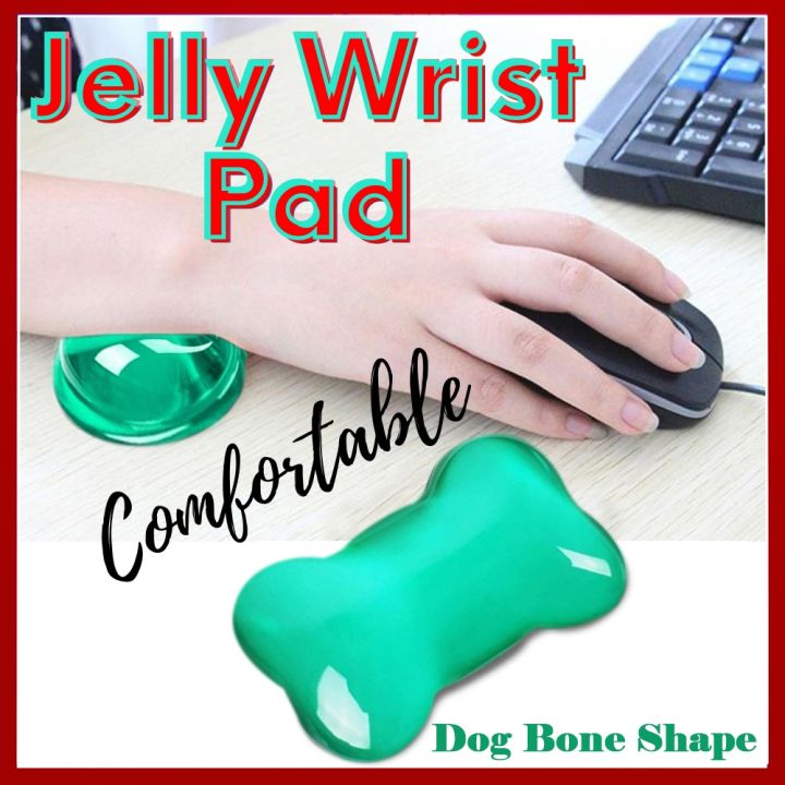 Fine Crystal Set Jelly Wrist Pad Anti Fatigue Non Slip Soft Silicone ...