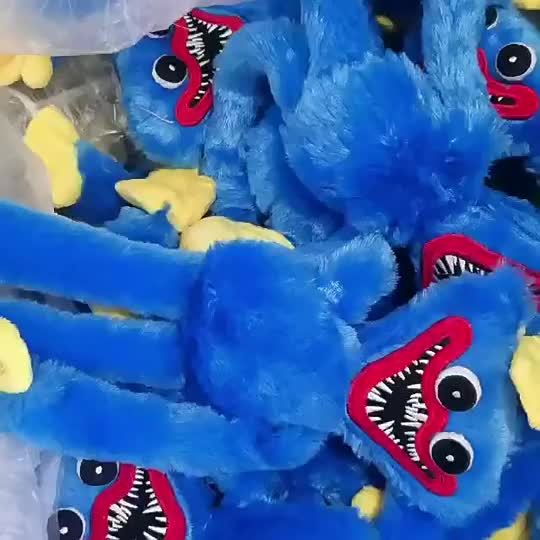 เวลาเล่นเกมของ Big Blue Cat Bobby ตุ๊กตาตุ๊กตาไส้กรอกตุ๊กตาสัตว์ประหลาด ...