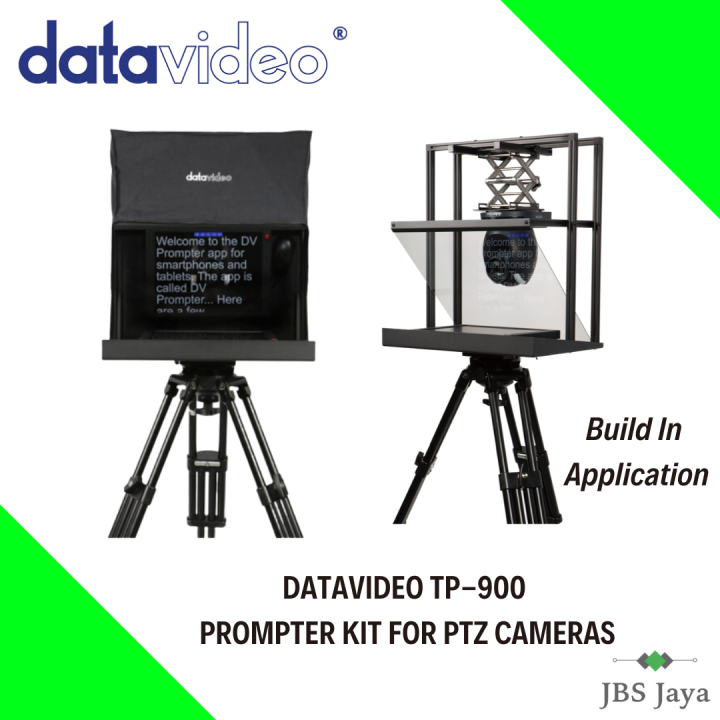 (PRE-ORDER) Datavideo TP-900 Presentation Prompter Kit for PTZ Cameras ...