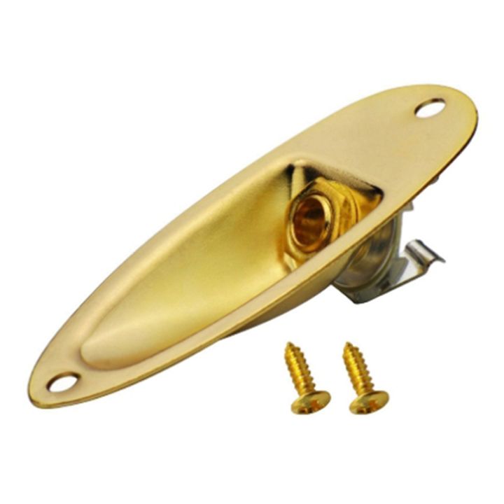 1/4 Inch Guitar Input Jack Plate Socket Output Loaded Parts for Strat ...