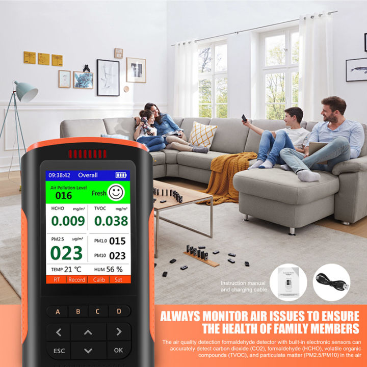 [ Store] ExclusiveFormaldehyde Detector Air Quality Monitor PM 2.5 ...