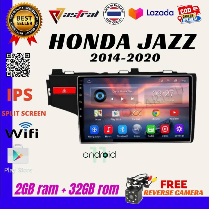HONDA JAZZ CAR ANDROID HEAD UNIT (2014 2015 2016 2017 2018 2019 2020 ...