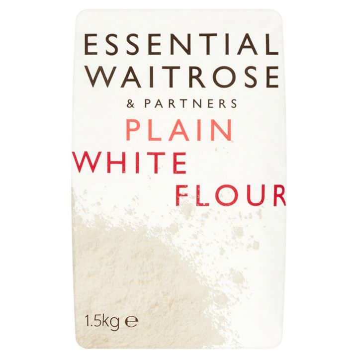 Waitrose Essential Plain White Flour เวทโทรส เอสเซนเชียล เพลน ไวท์ แป้ง ...