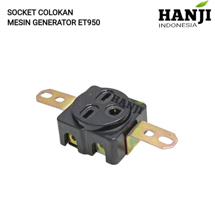 Socket AC Genset ET950 soket Terminal dudukan colokan steker genset AC ...