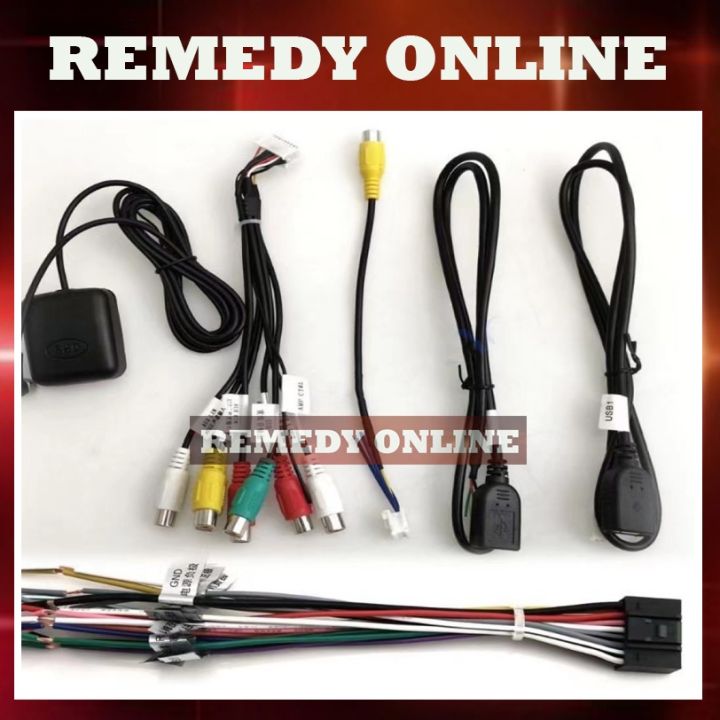 Android Player Socket Reverse Camera Output , RCA Output , Gps Antenna ...