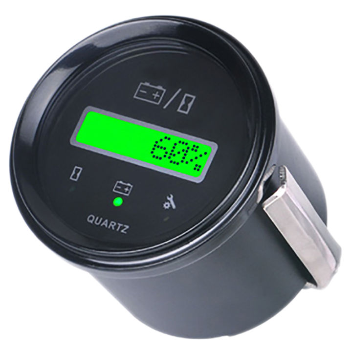 Lcd Battery Indicator Hour Meter For Atv Utv Tractor Golf Carts Buggies Utility Vehicle Forklift ...