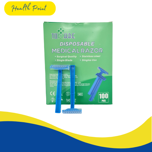 TOPCARE Disposable Medical Razor Single Blade 100's - BOX | Lazada PH