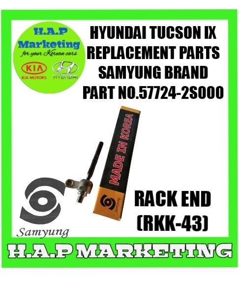 RACK END FOR HYUNDAI TUCSON IX REPLACEMENT(RKK-43)/57724-2S000 | Lazada PH