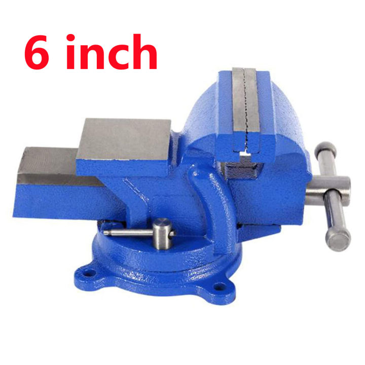 【Ship from Manila】Heavy Duty Steel Swivel Bench Vise 6" (6 inch ...