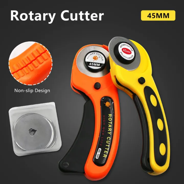 45mm Patchwork Roller Wheel Cloth Cutting Leather Paper Fabric Craft ...