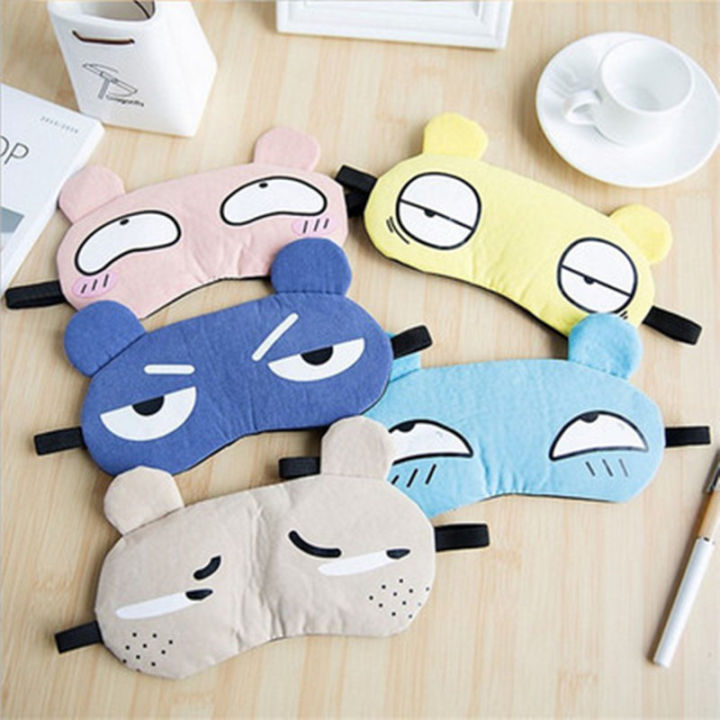 3D Cartoon Eye Mask Organic Cotton Eyeshade Eye Sleep Mask for Sleeping ...