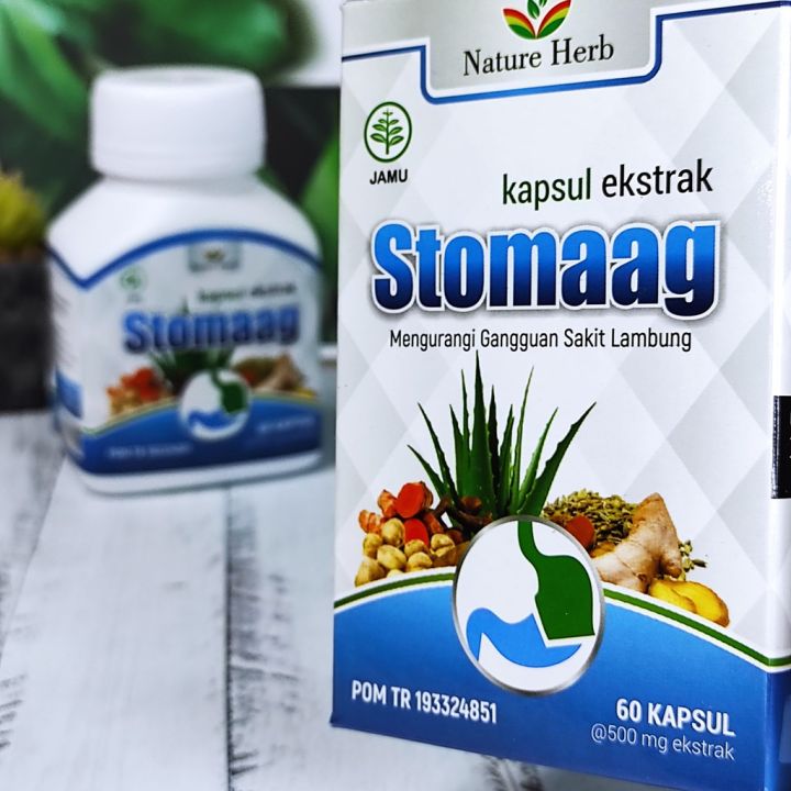 Obat maag dan asam lambung paling ampuh Stomaag 60 kapsul | Lazada ...