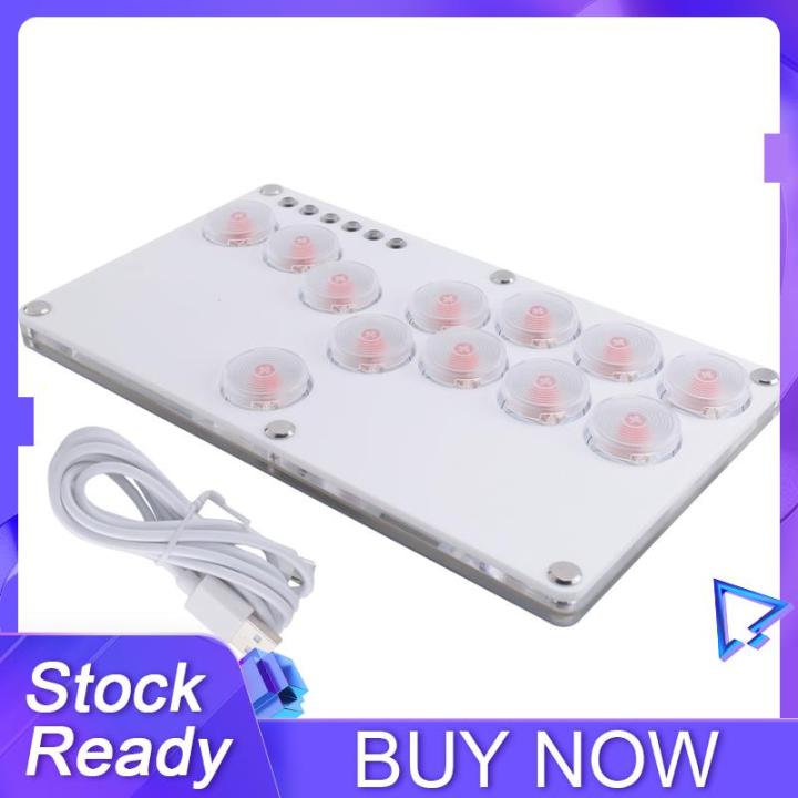 7YKUR7T-12key Joystick Keyboard Arcade Stick //Switch/PC Arcade ...