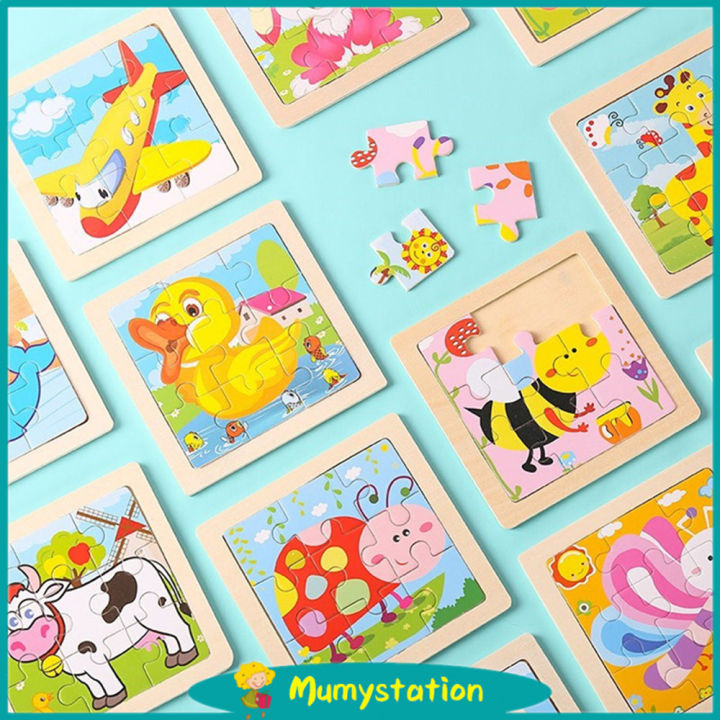 mainan puzzle kayu anak /wooden puzzle | Lazada Indonesia