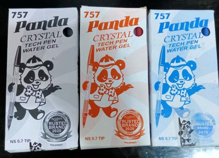 Panda ballpen (25 pcs/1 box) black ,blue ,red | Lazada PH
