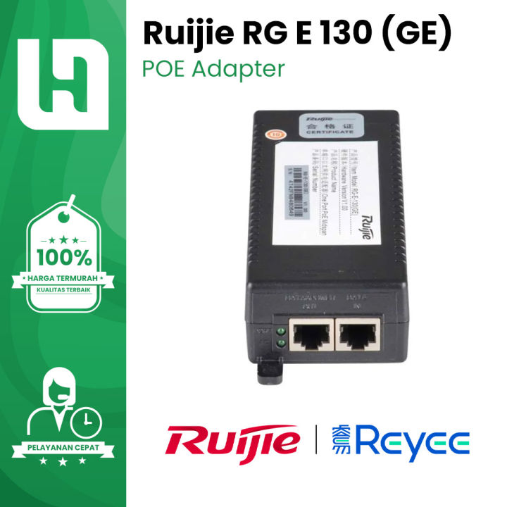 Ruijie RG E 130 GE POE Adapter Gigabit POE Injector | Lazada Indonesia