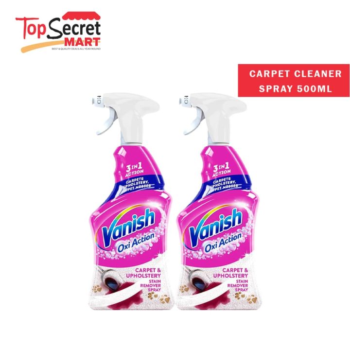 Vanish 3in1 Oxi Action Carpet & Upholstery Stain Remover Spray 500ml ...