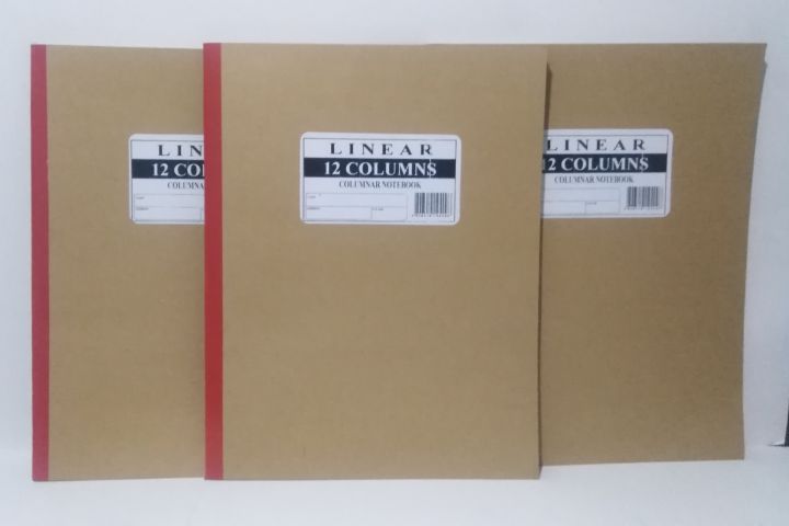 Linear 12-column columnar notebook | Lazada PH