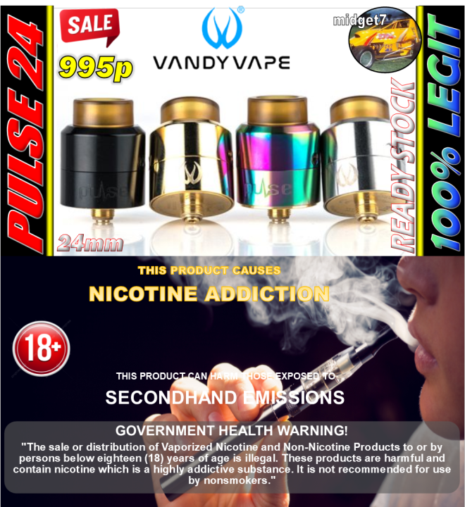 Vandyvape Pulse 24 BF RDA | Lazada PH