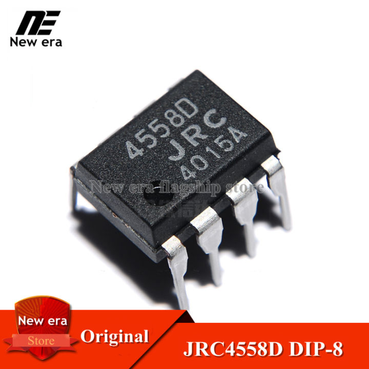 20Pcs Original JRC4558D DIP-8 NJM4558D 4558D JRC4558 NJM4558 DIP8 Dual operational amplifier ...