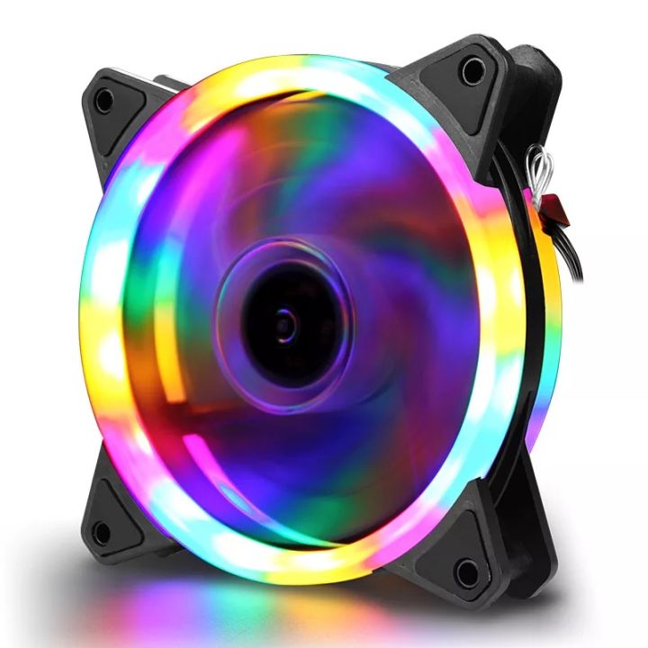 High Quality 12cm Colorful Desktop PC Computer Fan Cooler PC Case Fan ...