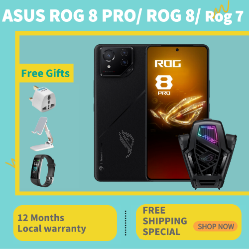ASUS ROG 8 PRO/ ROG 8/ rog 7 Global ROM Gaming phone 2024 Snapdragon 8 Gen 3 local seller ...