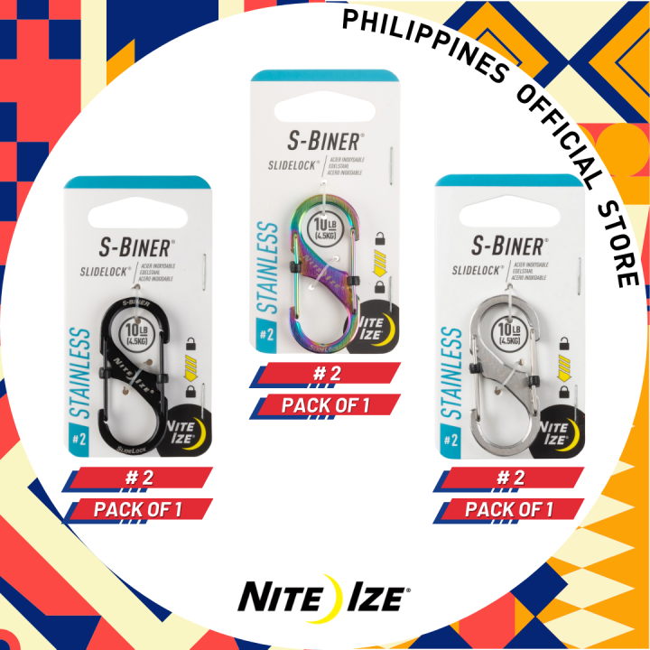 Nite Ize S-Biner SlideLock Stainless Steel #2 | Lazada PH