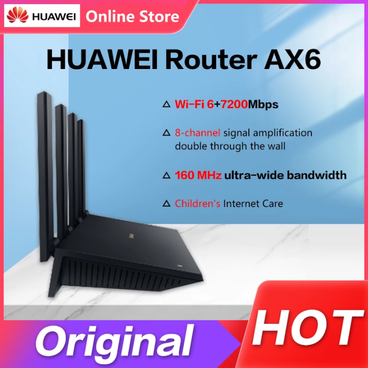 Huawei AX6 Router Wifi 6+ Smart Home Mesh Gaming Wireless Router | Lazada Indonesia