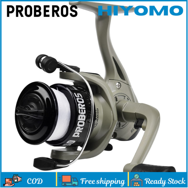PROBEROS Fishing Reel 1000 Ultra Light Spinning Reel with Line 5.2:1 ...