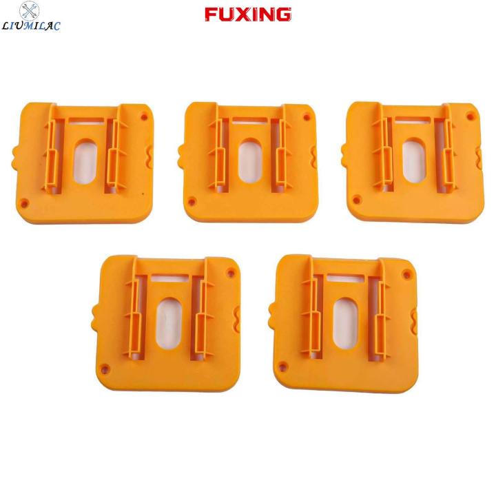 LIUMILAC Plastic Battery Holder Compatible with For DEWALT 20V 60V Fits ...
