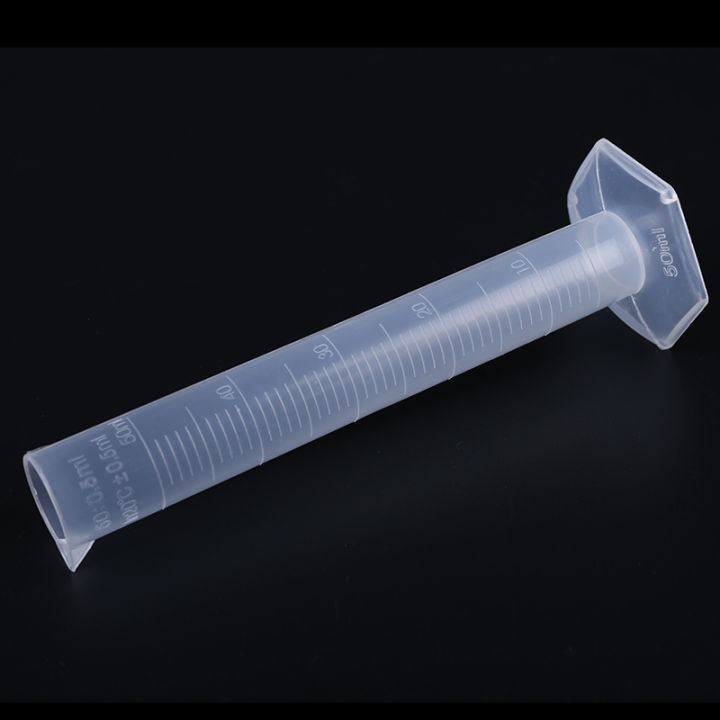 Plastic measuring cylinder with graduation line 10 25 50 100 250 500 ...