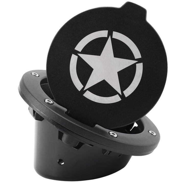 Gas Tank Cap Cover Fuel Tank Cover 4-Door 2-Door for 2007-2018 Jeep ...