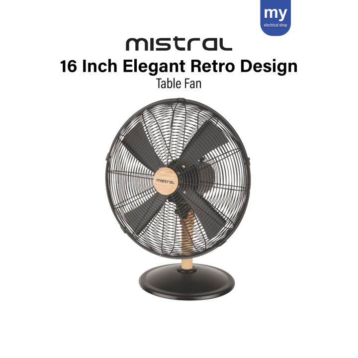 Mistral Table Fan MTF1616M Desk Fan Elegant Classic Retro design | Lazada
