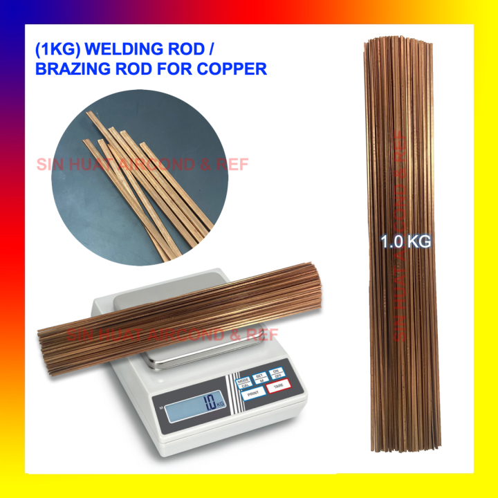 (1KG) Brazing Rod Copper Pipe Refrigerator Air Conditioning / Welding ...
