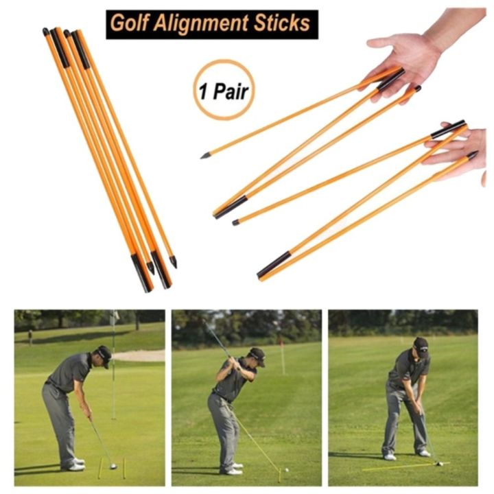 SHEHE Postures Corrector Golf Alignment Stick Collapsible Folding ...