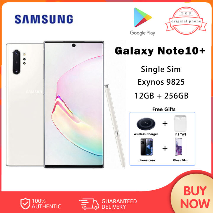 Samsung Galaxy Note 10 Plus N976N 12GB RAM 256GB/512GB ROM Octa Core 6.8 Exynos 9825 LTE ...