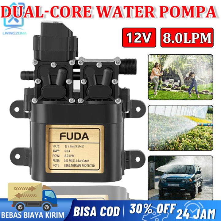 POMPA DC 12V 159 PSI SPRAYER ELEKTRIK / POMPA AIR DC 12V 6A / DINAMO ...