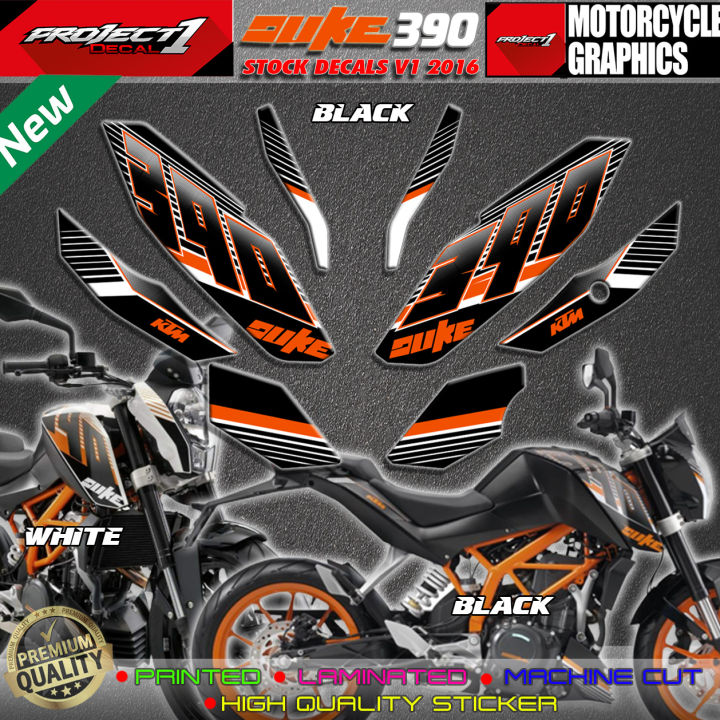 KTM Duke 390 2016 stock decals version1 | Lazada PH