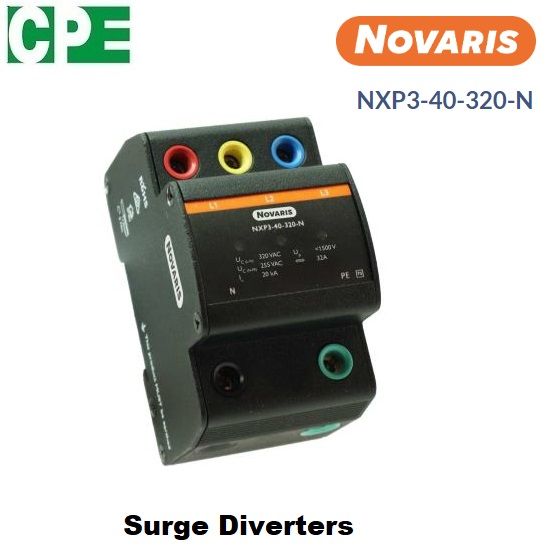 NOVARIS NXP3-40-320-N Surge Diverters Surge Protector 4 pole 40kA | Lazada