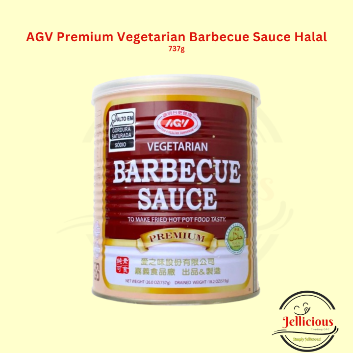 AGV Premium Vegetarian Barbecue Sauce Halal 737g | Lazada PH