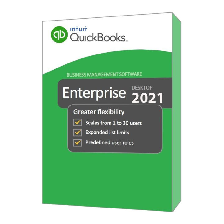 Intuit QuickBooks Enterprise Solutions 2021 For Windows LIFETIME ...